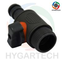 China Garden Ball Valve With Male Thread And Click Quick Hose Connect Hose Repair For Horticulture And Gardening for sale
