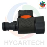 China Garden Ball Valve With Female Thread And Click  Quick Connect For Hose Repair And Gardening Use for sale