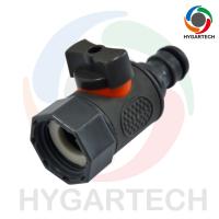 China Garden Ball Valve With Female Thread And Click  Quick Connect For Hose Repair And Gardening Use for sale