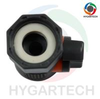 China Plastic Garden Ball Valve BSP Male X Female Threaded End 3/4'' Connector  For Gardening And Car Washing Use for sale