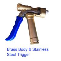 China Brass Industrial Washdown Blue Washing Gun Polymer House For Hot Water Use Cleaning Kitchen for sale