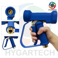 China Brass Industrial Washing Gun With Trigger Safty Protection Loop For Hot Water Kitchen Cleaning Washdown Cleaning for sale