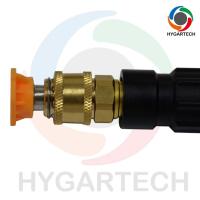 China Brass High Pressure Washing Gun With Extension Tube Click Quick Connect Easy Changeable Nozzle Car Washing for sale