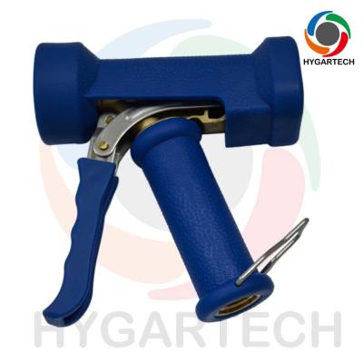 China EPDM or TPE Brass Blue Washing Gun Adjustable Water Spray for Thorough and Effective Cleaning for sale