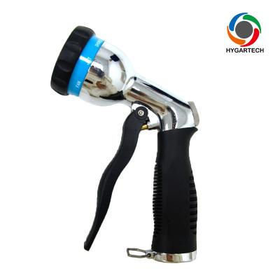 China Metal 8-Model Garden Hose Nozzle Down Pressure Washer With Front Trigger Control for sale