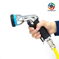 China Metal 8-Model Garden Hose Nozzle Down Pressure Washer With Front Trigger Control for sale