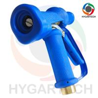 China Brass Extension Tube Nozzle Industrial Blue Water Gun With Safety Loop Hot Water Wash Down Cleaning for sale