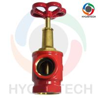 China Brass Hydraulic Angle Fire Valve For Fire Hose Reel Hydrant And Cabinet With 1¼”Female Thread for sale