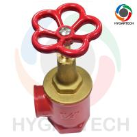 China 1¼”Female Thread Brass Hydraulic Angle Fire Valve For Fire Hose Reel Hydrant And Cabinet for sale