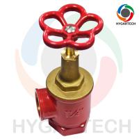 China Brass Hydraulic Angle Fire Valve For Fire Hose Reel Hydrant And Cabinet with 1¼”Female Thread for sale