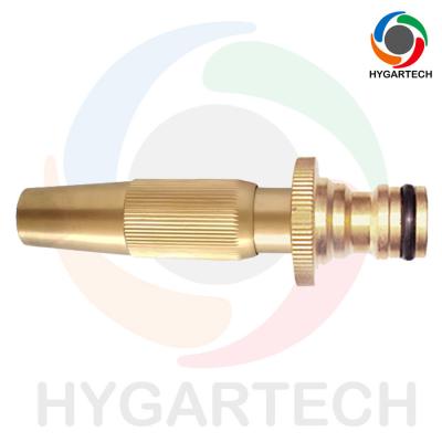 China Brass Construction Systematic Quick Easy Connect Adjustable Water Spray Nozzle for sale