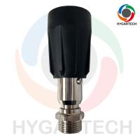 China Adjustment Fire Hose Reel Nozzle With Black Rubber House for sale