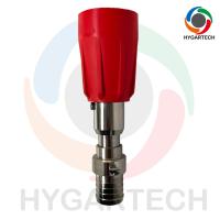 China Forging Fire Hose Reel Nozzle With Brass Construction And  Adjustable Spray Head For Roller Hose Reel for sale