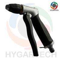 China Metal Hose Nozzle Washing Gun With Front Trigger Control for sale