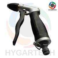 China Metal Hose Nozzle Washing Gun With Front Trigger Control for sale