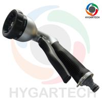 China Metal Down Pressure Washer 8-Model Garden Hose Nozzle With Front Trigger Control for sale