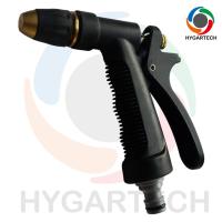 China Multi Purpose Brass Garden Hose Spray Gun / Nozzle Set With Adjustable Trigger for sale