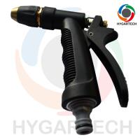 China Multi Purpose Brass Garden Hose Spray Gun / Nozzle Set With Adjustable Trigger for sale