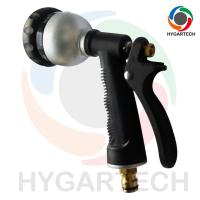 China 3/4'' Metal 8-Pattern Garden Hose Nozzle With Rear -Trigger Control for sale