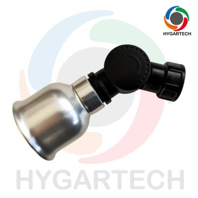 China Aluminum  Soft Rain Shower Head with Adjustable Angel & Washer for sale