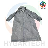 China PEVA Portable One Size Fits All Reusable Gray Pocket Raincoat for sale