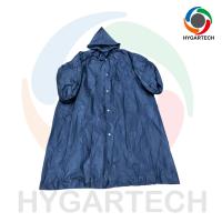 China PEVA Portable Blue Reusable Pocket Raincoat One Size Fits All for sale