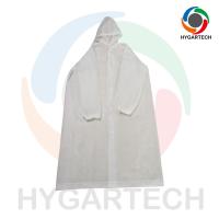 China PEVA Portable Reusable Transparent Pocket Raincoat One Size Fits All for sale