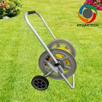 China Heavy-Duty Metal Construction Trolley Hose Reel Cart  with 1/2