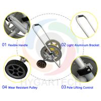 China Original Metal Trolley Hose Reel Cart Aluminum Support With 1/2