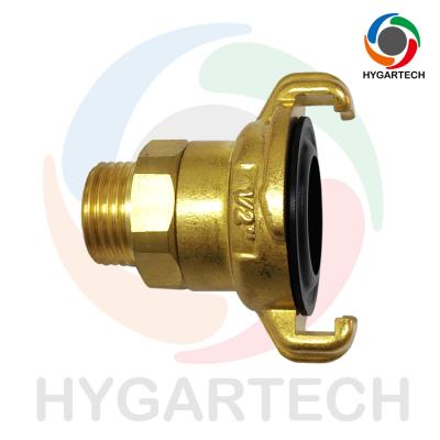 China Brass Swivel Male Thread Claw-Lock Quick Hose Coupling MIP 1/2
