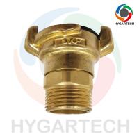 China Brass Italy Type Swivel Male Thread Claw-Lock Quick Hose Coupling MIP 3/4