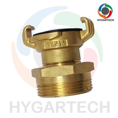 China Brass Italy Type Swivel Male Thread Claw-Lock Quick Hose Coupling MIP 1.1/4