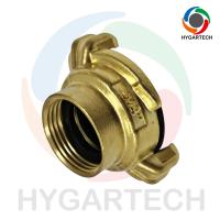 China Brass Claw Lock Hose Fitting Female Thread Hose Tap Coupling for sale