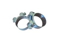 China Zinc Plated Steel Unitary Hose Clamp Wide Bandwidth W1 for sale