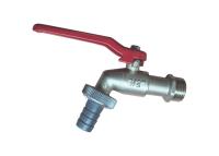 China Light Type Brass Ball Bibcock Valve Tap Nickel Plated for sale