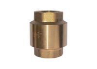 China Brass European Type In Line Check Valve IPS Female Thread Ends for sale