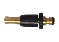 China Rubber Cover Brass Adjustable Spray Nozzle with Click Quick Plug Connect for Hot Water for sale