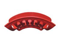China Aluminium Wall Mounted Hose Holder , Hose Pipe Wall Hanger Red Powder Coating for sale