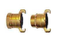 China Forging Brass Hose Coupling IPS Thread x Claw-Lock Quick Coupling for sale