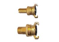 China Heavy Duty Brass Hose Quick Coupling SH Pressure Claw-Lock with Locknut for sale