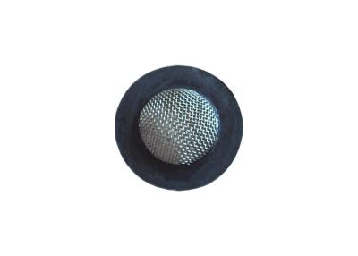 China Black Color Rubber Washers NBR / EPDM With Stainless Steel Mesh Filter for sale