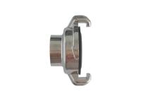 China Brass Claw Lock Quick Connect Coupling Chrome Plated for sale