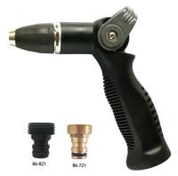 China Easy Operate Metal Water Spray Gun With Adjustable Nozzle 3/4'' IPS Thread Inlet for sale