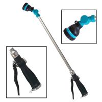 China Metal Long Reach Watering Wand / Pivoting Head &  Front Trigger for sale