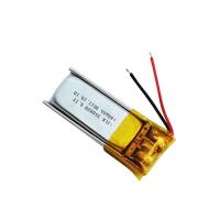 China Factory Supply 350820 3.7V 40mAh Mini Lithium Polymer Battery Built-in PCM Protection with Red Black Wire Leads for Bluetooth Earbuds, RoHS Compliant Made in China for sale