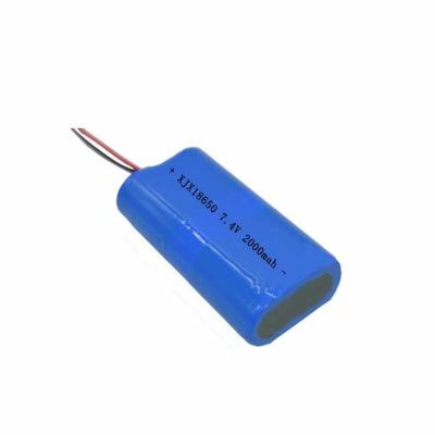 China Rechargeable 7.4V 2000mAh 14.8Wh 18650 Battery Pack for Portable Medical Equipment  | UN38.3 Certified | Customizable China Factory Direct for sale