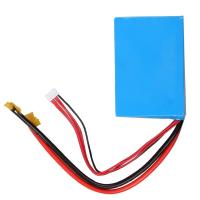 China 18650 Battery Pack | Rechargeable 2.5Ah 12.8 Volt Lithium Ion Battery Pack with Dual Output Ports for Smart Home Devices | IEC62133 China Manufacturer for sale