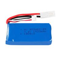 China IEC62133 Certified | Rechargeable Lithium Polymer Battery | 7.4 Volt 2S 1500mAh 11.1Wh Li Polymer Battery Pack for Small RC Models | China Manufacturing Factory for sale