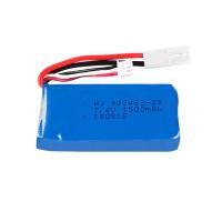 China IEC62133 Certified | Rechargeable Lithium Polymer Battery | 7.4 Volt 2S 1500mAh 11.1Wh Li Polymer Battery Pack for Small RC Models | China Manufacturing Factory for sale