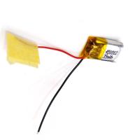 China 3.7V 35mAh Ultra‑Mini Lithium Polymer, Li‑Po Rechargeable Battery Cell with Yellow Insulating Patch Bare Wire for Tiny Wearable Devices, RoHS Compliant Made in China for sale